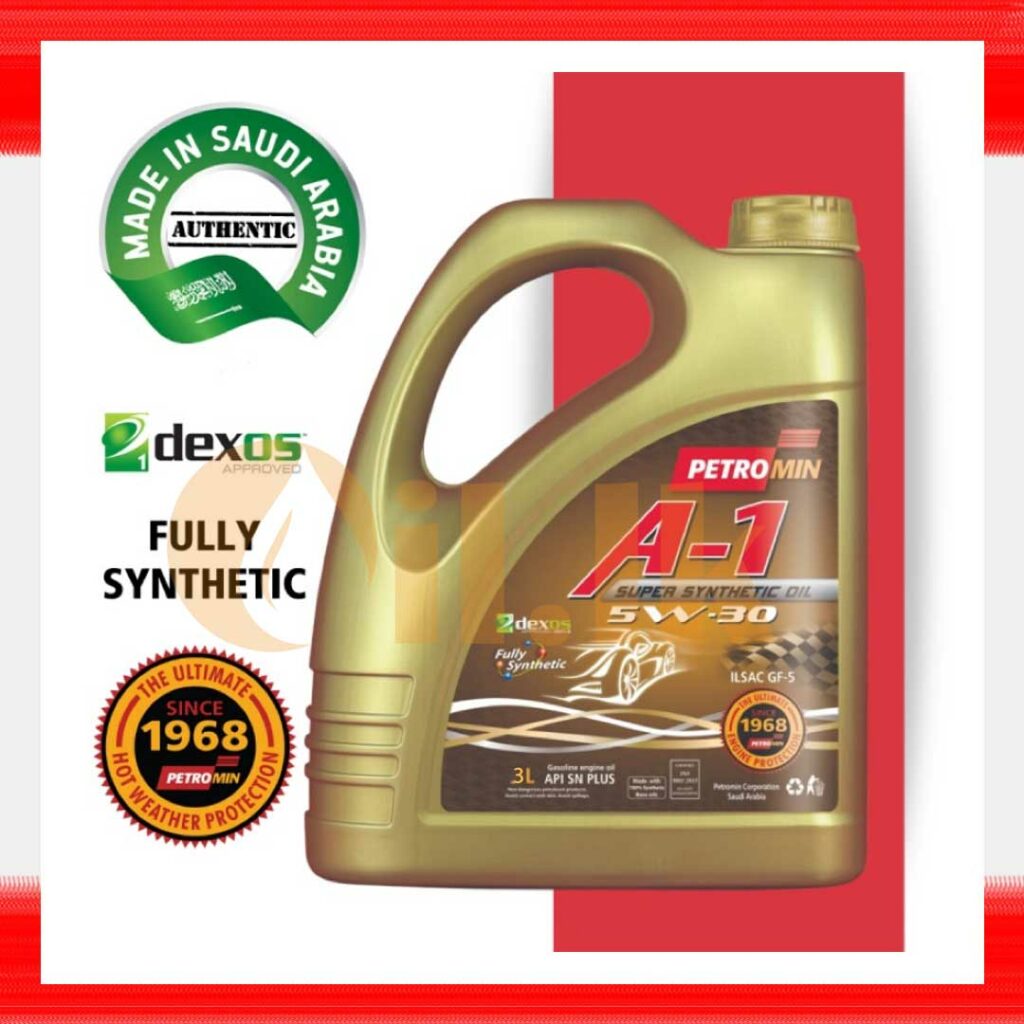 Petromin (3L) 10w30 Fully Synthetic Motor Oil - oil.lk